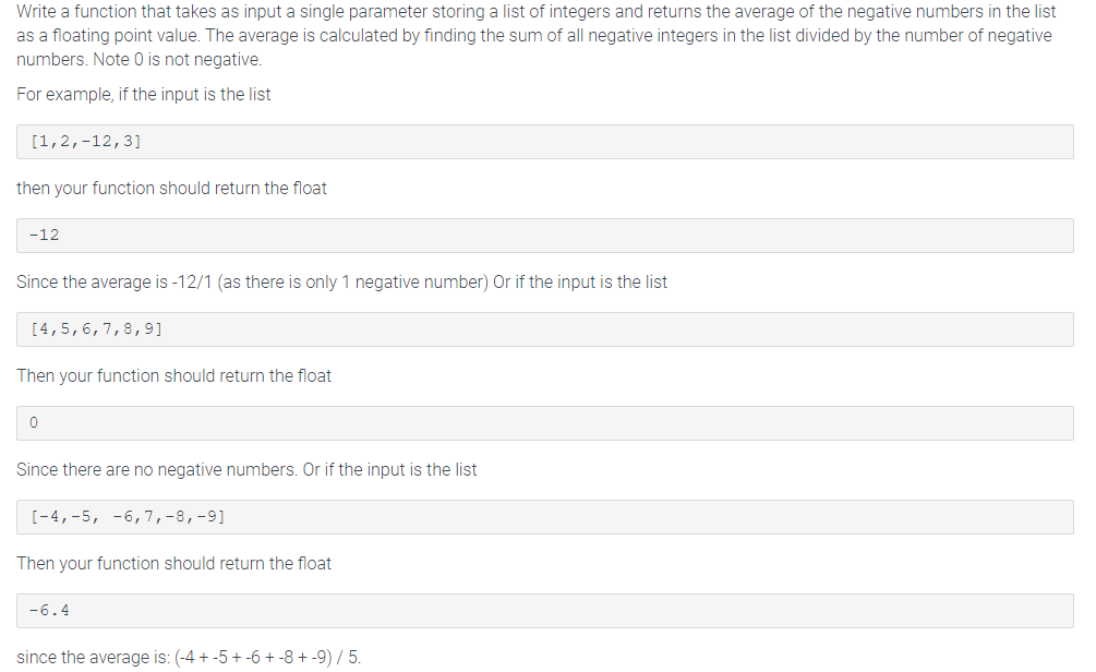 Solved Write a function that takes as input a single | Chegg.com