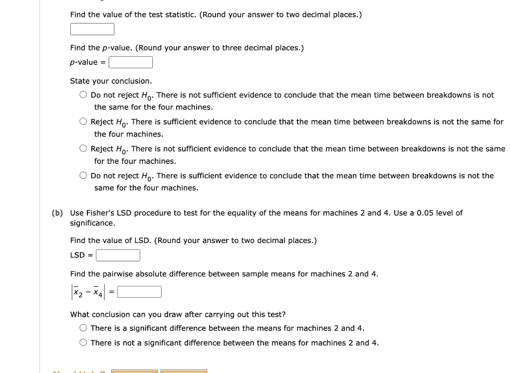 Solved To test for any significant difference in the number | Chegg.com