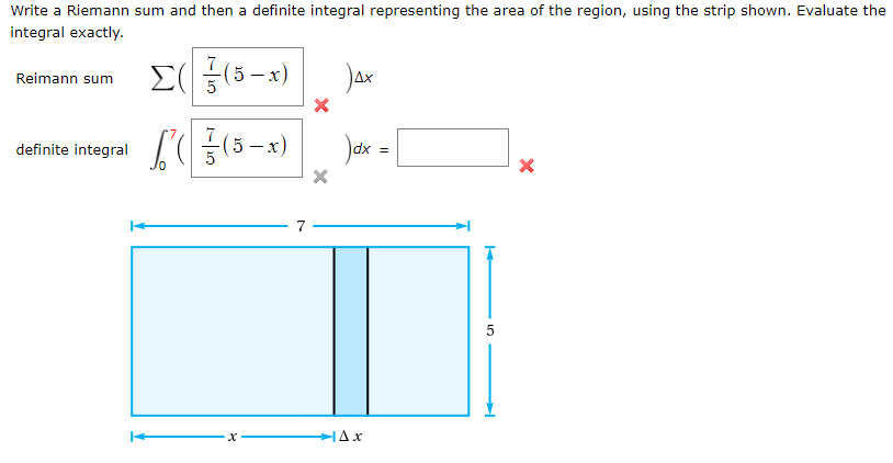 Solved Write a Riemann sum and then a definite integral | Chegg.com