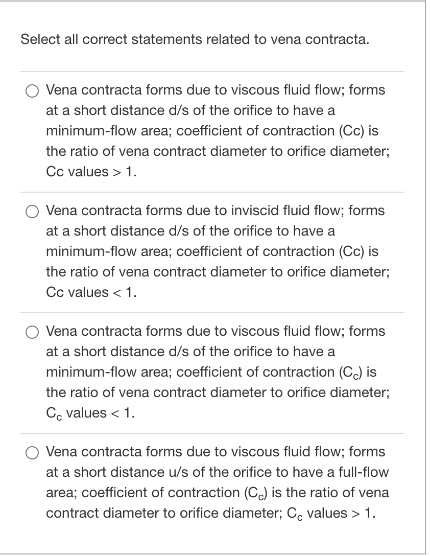 Solved Select all correct statements related to vena | Chegg.com