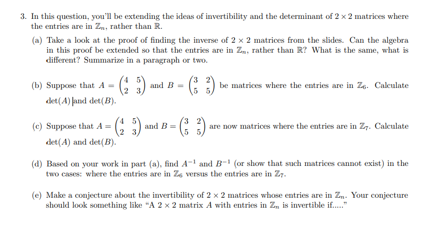 Solved 3. In this question, you'll be extending the ideas of | Chegg.com