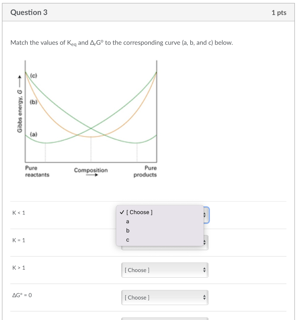 Solved Match the values of Keq and ΔrG∘ to the corresponding | Chegg.com