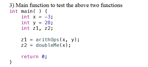 Solved Q2. Convert the following C functions into ARMv8 | Chegg.com