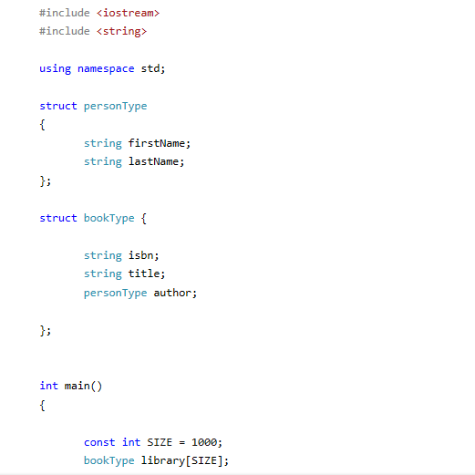 Solved #include #include using namespace std; struct | Chegg.com