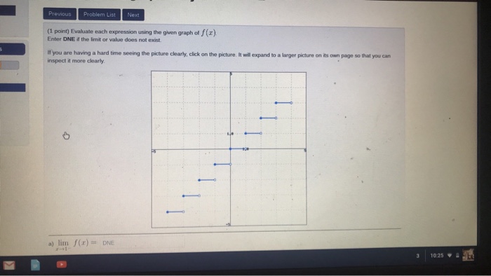 Solved Previous Problem ListNext (1 point) Evaluate each | Chegg.com