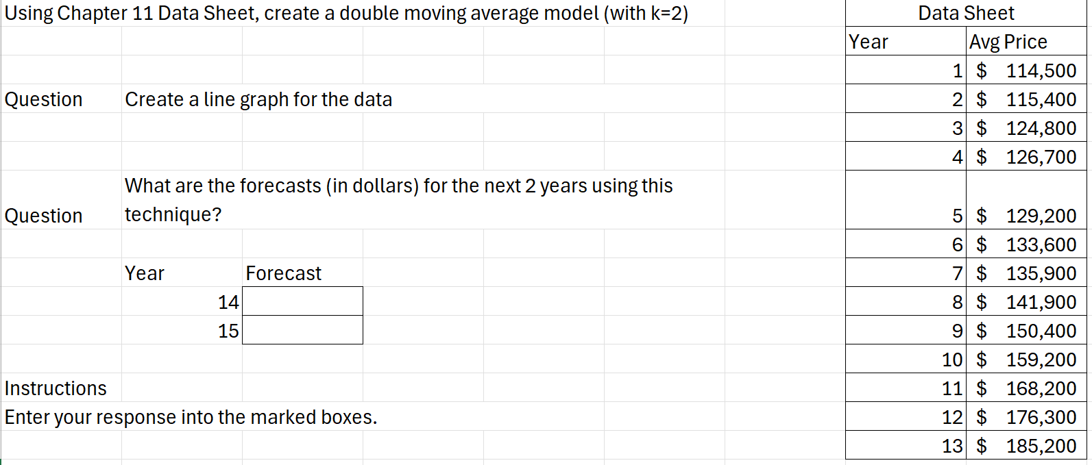 Solved Please solve explaining your processes and using | Chegg.com