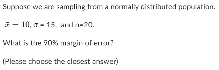 Solved Suppose we are sampling from a normally distributed | Chegg.com