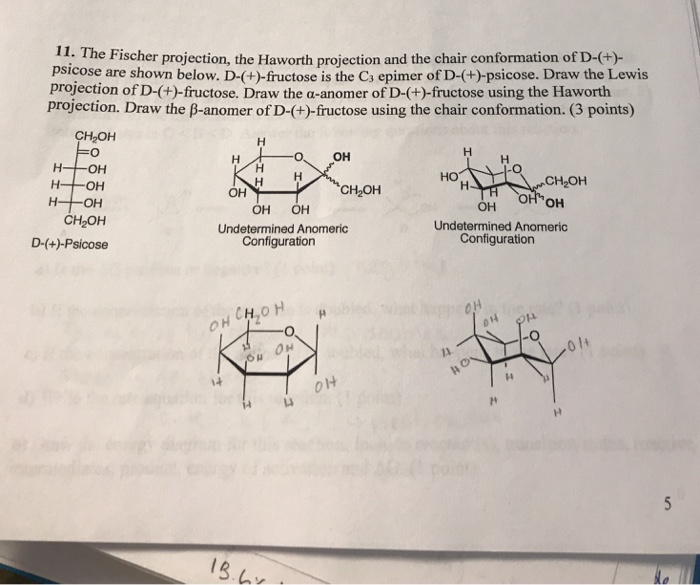 D Fructose Fischer Projection