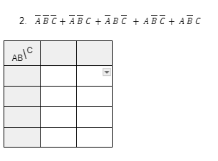 Solved Use a K-Map to reduce the Sum of the Products (SOP) | Chegg.com