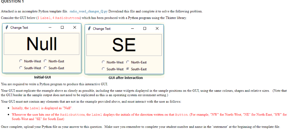 Solved 1 Question Attached Is An Incomplete Python Template