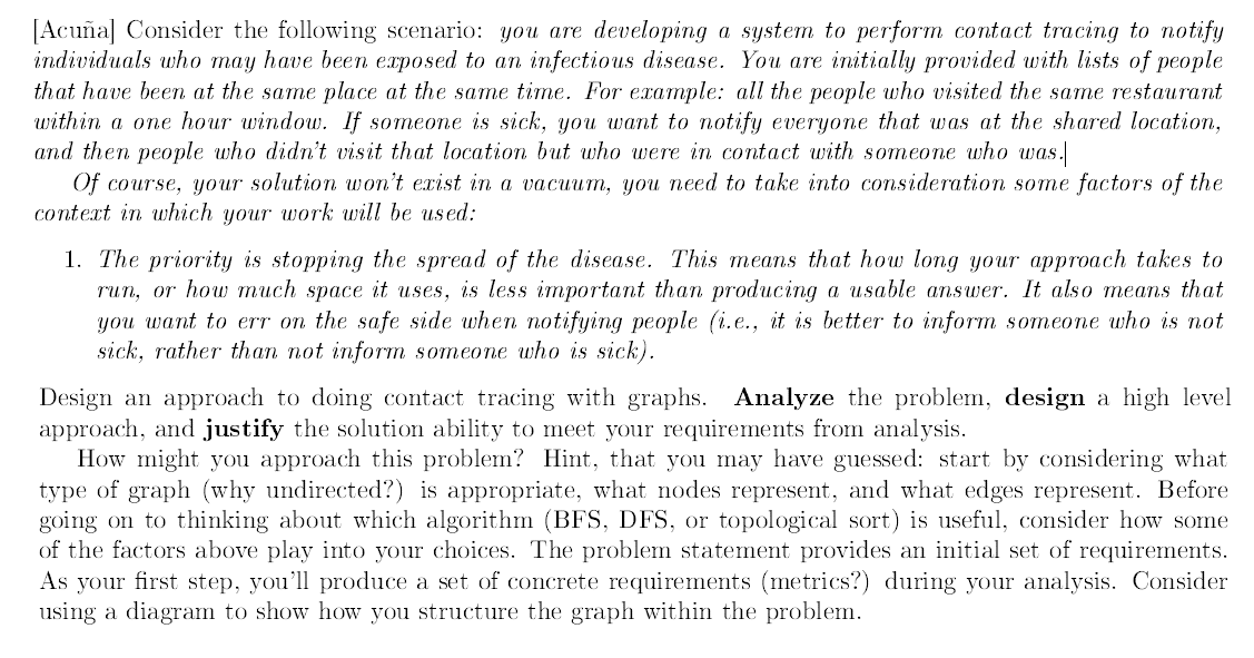 Solved i need help solving this problem using ADJ framework | Chegg.com