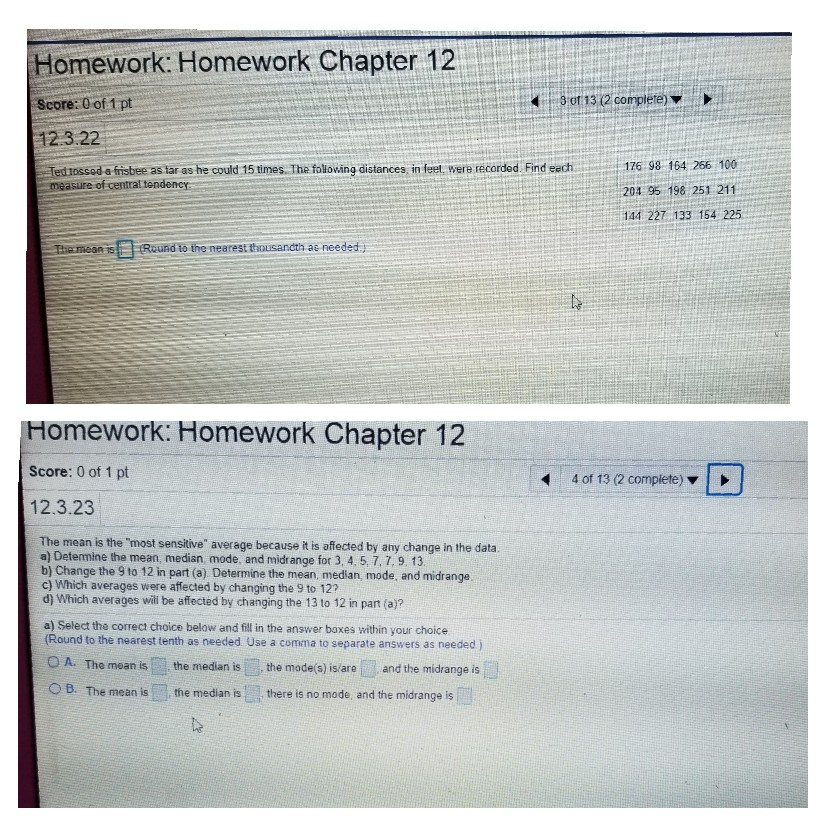 Solved RA EESTI Homework: Homework Chapter 12 | Score: 0 of | Chegg.com