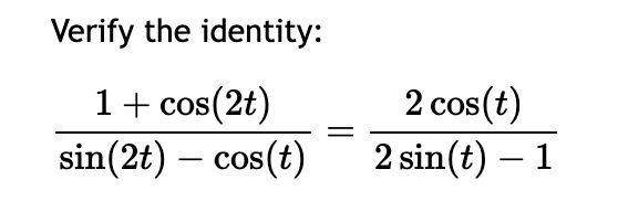 Solved Verify the | Chegg.com
