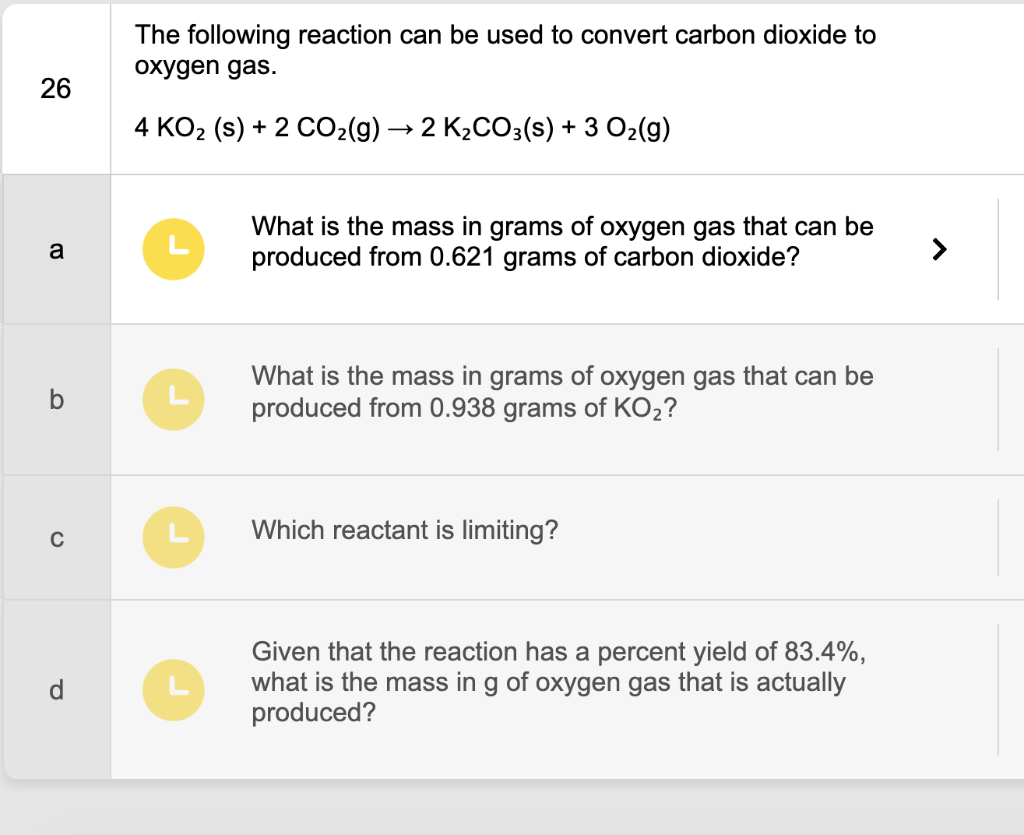 Solved The following reaction can be used to convert carbon | Chegg.com