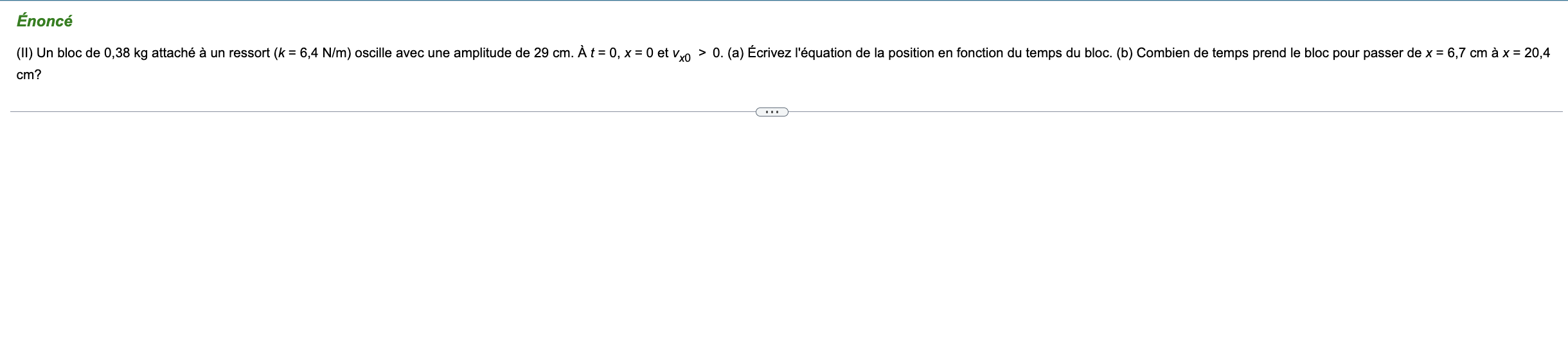 Solved PLEASE HELP! ENGLISH VERSION: (II) A block of 0.38 | Chegg.com