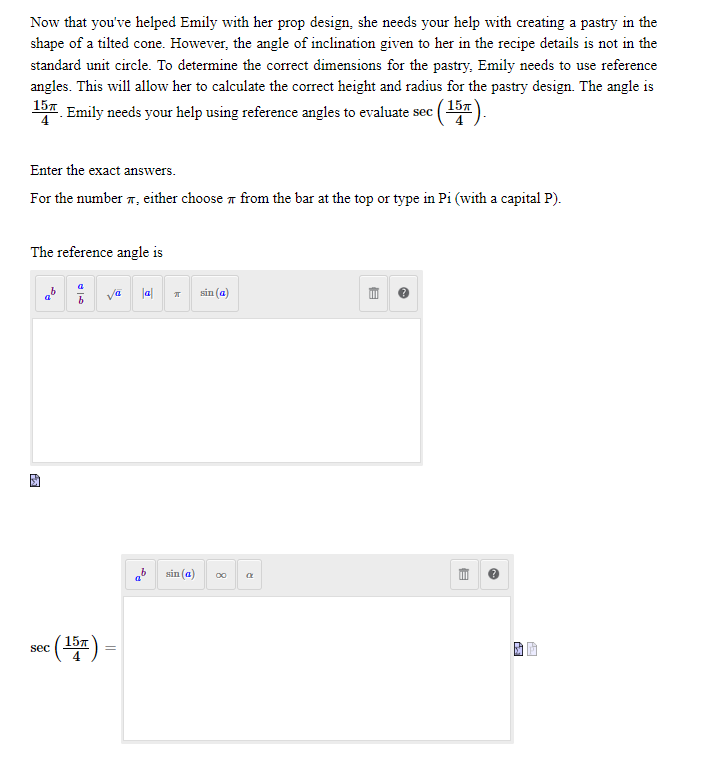 Solved Now that you've helped Emily with her prop design, | Chegg.com