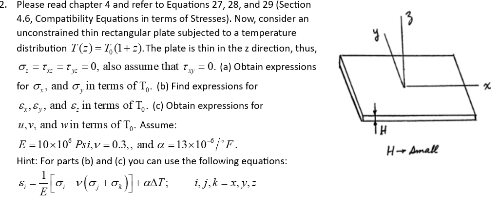 Solved Please read chapter 4 ﻿and refer to Equations 27, 28, | Chegg.com