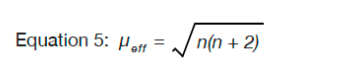 Solved Evans method is used to determine the magnetic moment | Chegg.com