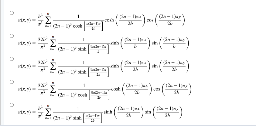 Solved Find the solution u (x, y) of Laplace's equation in | Chegg.com