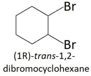 Solved Br Br (1R)-trans-1,2- dibromocyclohexane 1.00 0.90 | Chegg.com