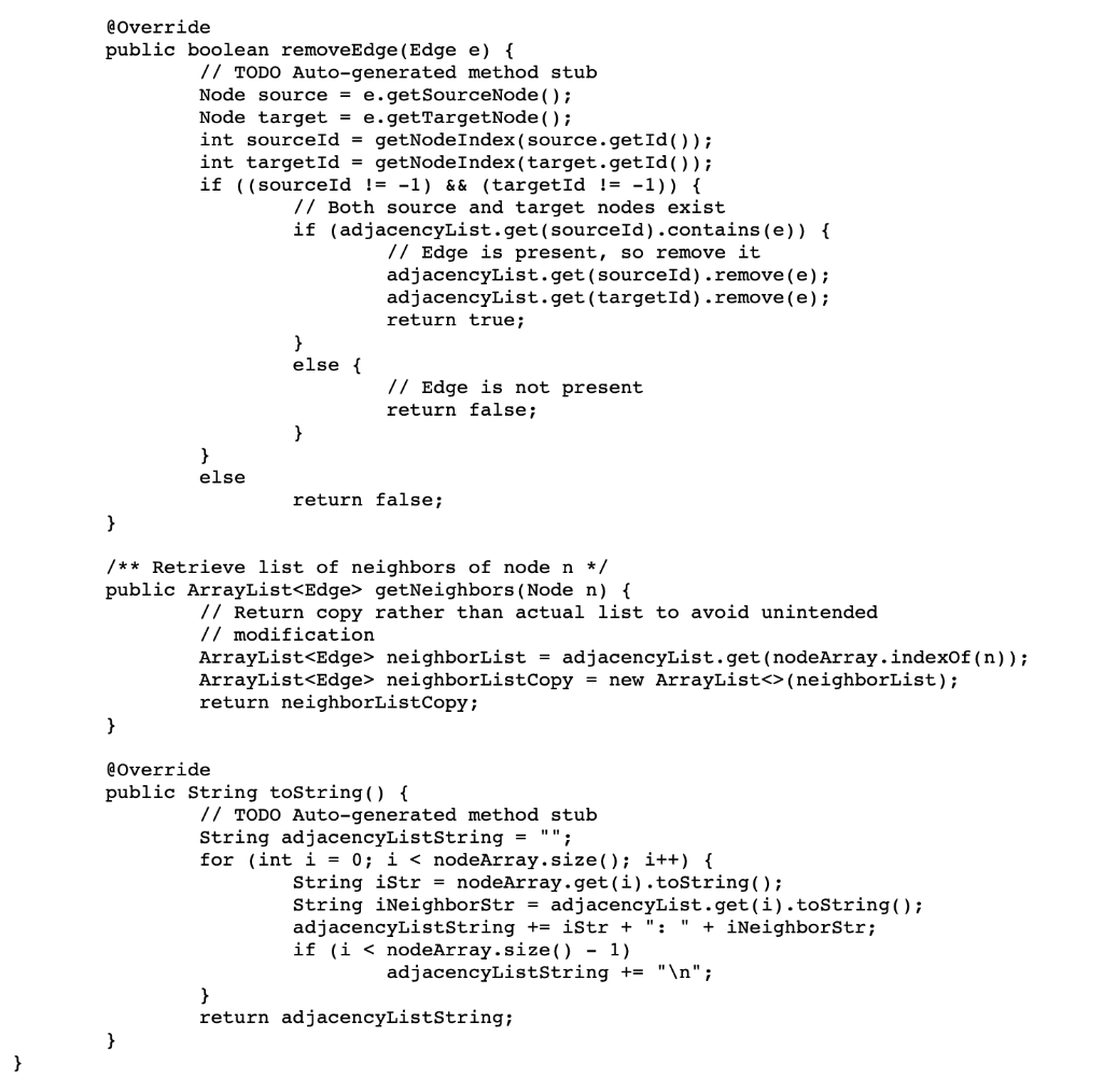 In this assignment, you will add functionality to the | Chegg.com