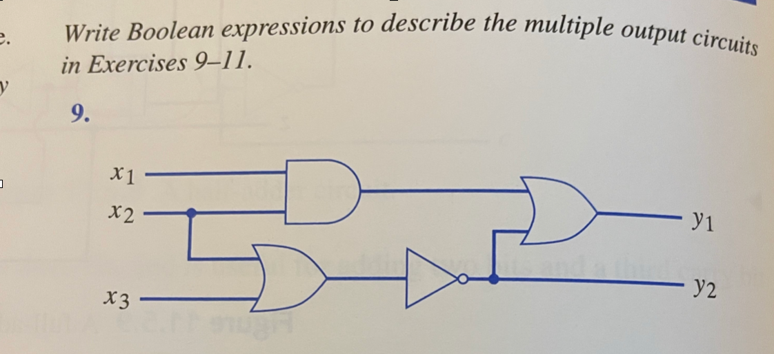 Solved 그 Write Boolean expressions to describe the multiple | Chegg.com Solved 그 Write Boolean expressions to describe the multiple | Chegg.com