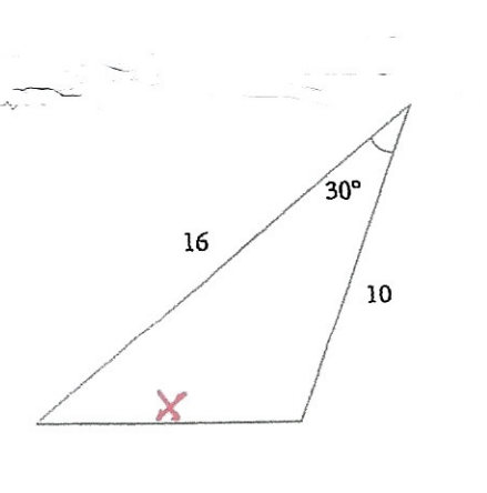 Solved Find the length of the missing side. Round your | Chegg.com