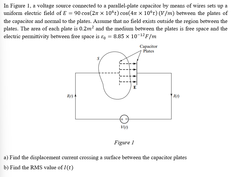 Solved In Figure 1, a voltage source connected to a | Chegg.com