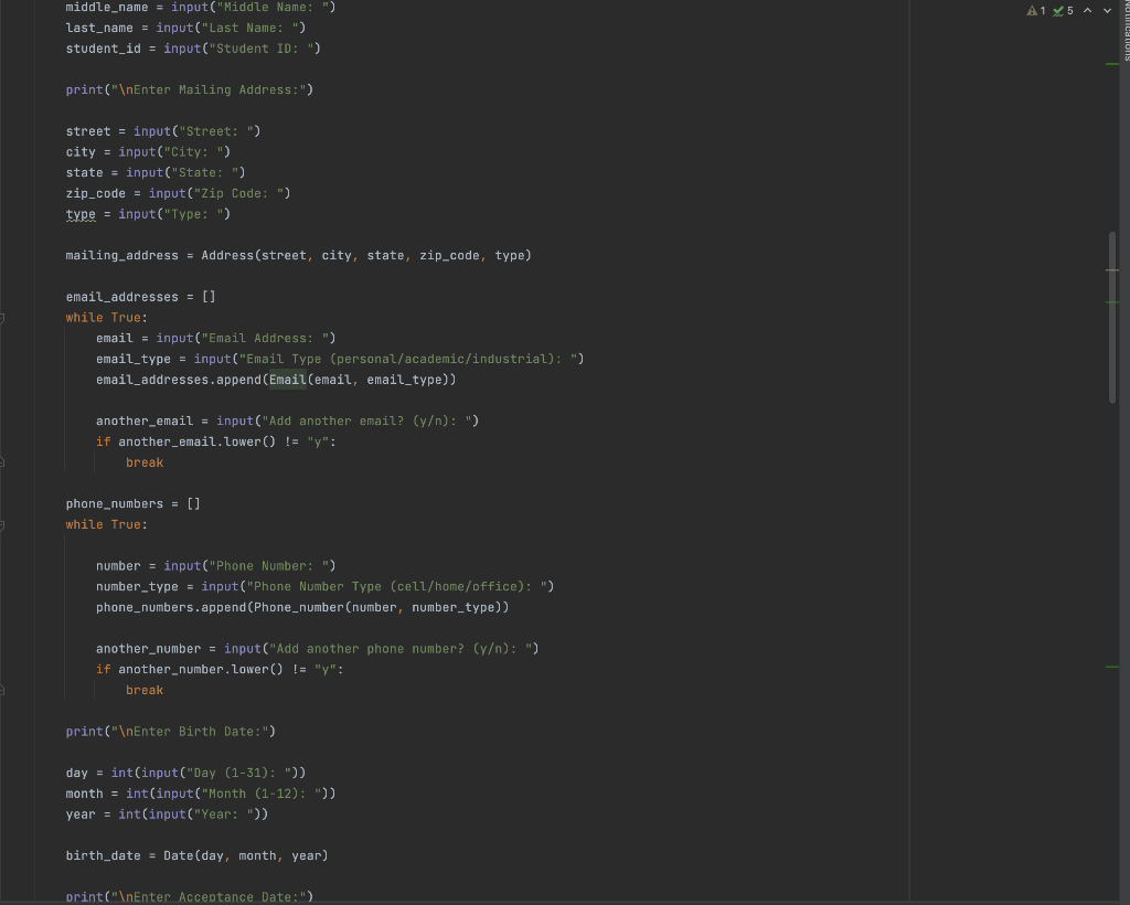Solved 1. Construct a new class called "Course," which meets | Chegg.com