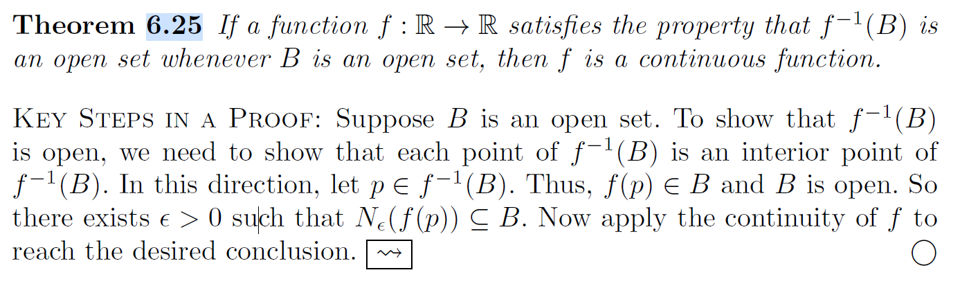 Solved Theorem 6.25 If a function f:R→R satisfies the | Chegg.com