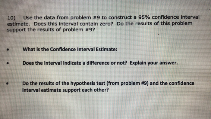 Solved 9) (CH. 9-2) Is there a difference between the | Chegg.com