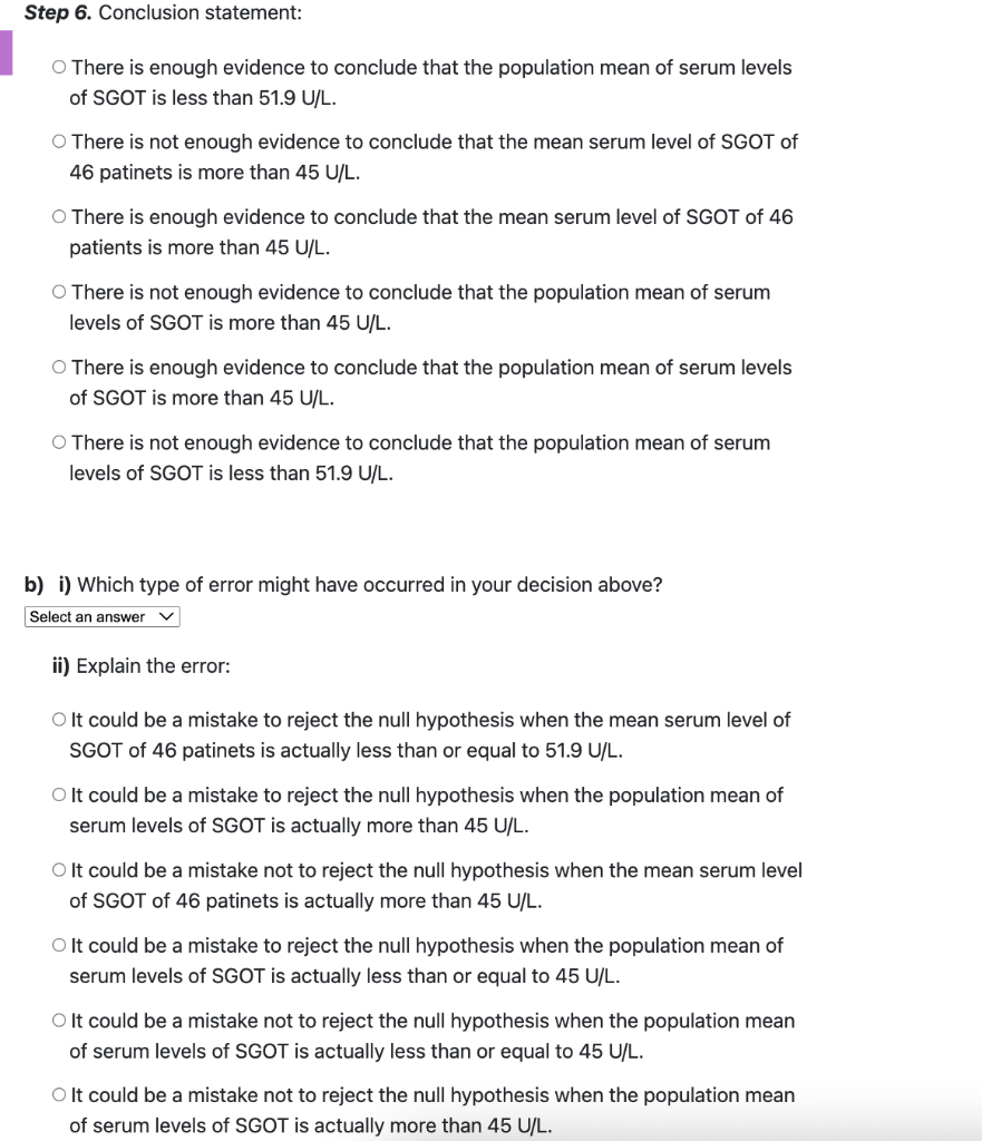 Solved Serum Glutamic-Oxaloacetic Transaminase (SGOT) is an | Chegg.com