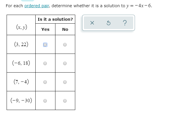 Solved For Each Ordered Pair Determine Whether It Is A