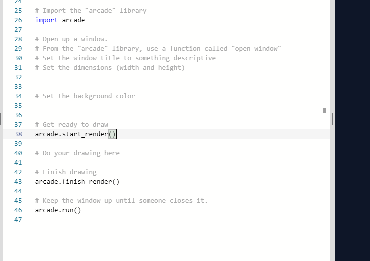 Solved Program is in arcade. Your assignment: Draw a | Chegg.com