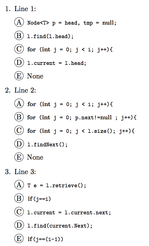 Solved (a) Write the method public void moveToEnd (int i), | Chegg.com