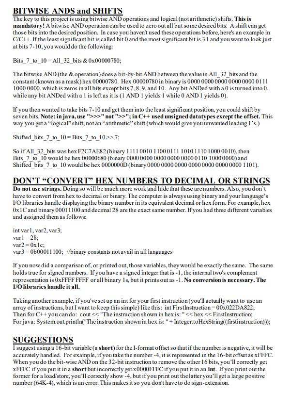 Solved THE BASICS Your project is to write a partial | Chegg.com