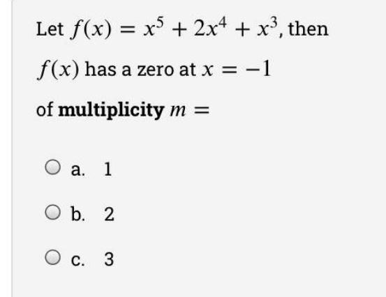 Solved Use Horner's method to evaluate p(x) = 2x3 + x + 1 at | Chegg.com