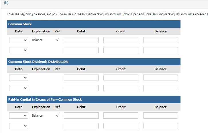 Solved (To close net income) (To close stock dividends) (To | Chegg.com