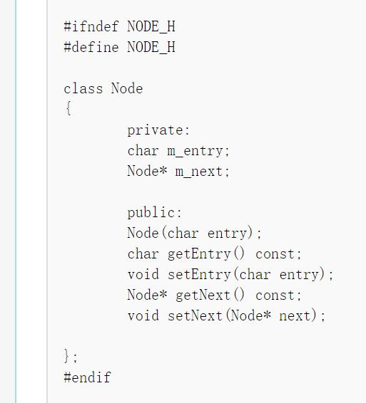 Solved Ifndef Nodeh Define Nodeh Class Node Private