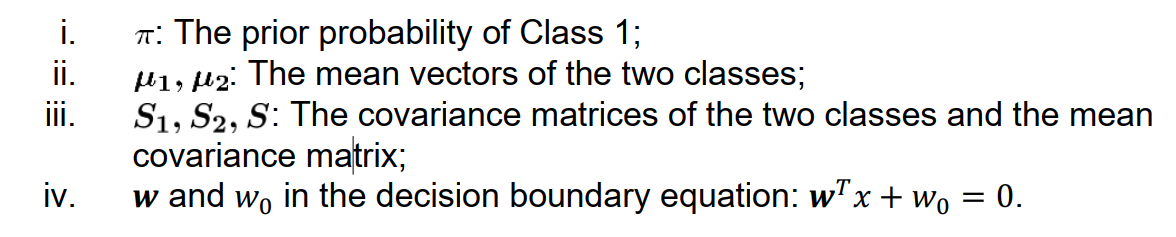 Solved Use the Gaussian Discriminant Analysis method to come | Chegg.com