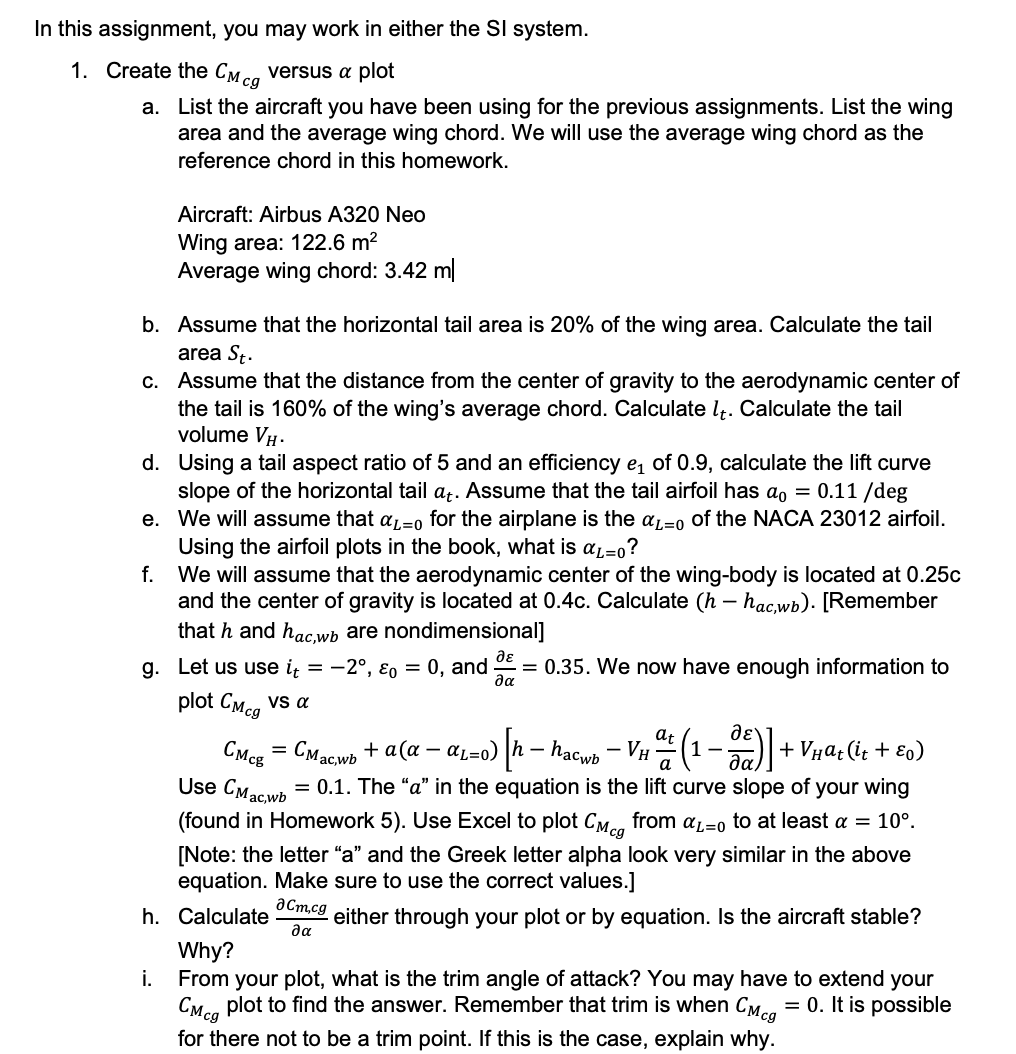 Solved ssignment, you may work in either the SI system. | Chegg.com