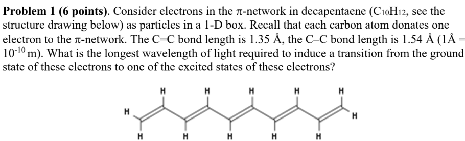 Solved Problem 1 (6 points). Consider electrons in the | Chegg.com