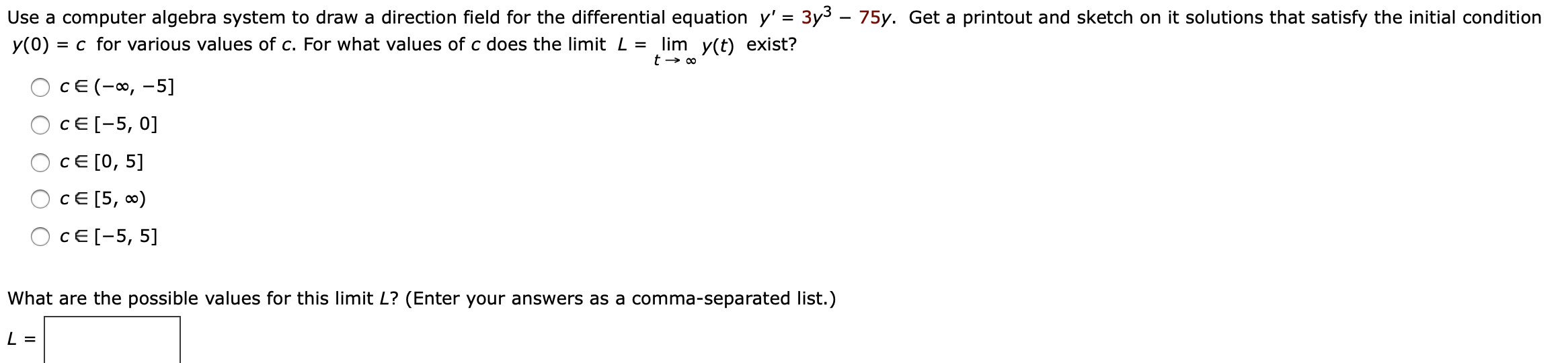 Solved Use a computer algebra system to draw a direction | Chegg.com