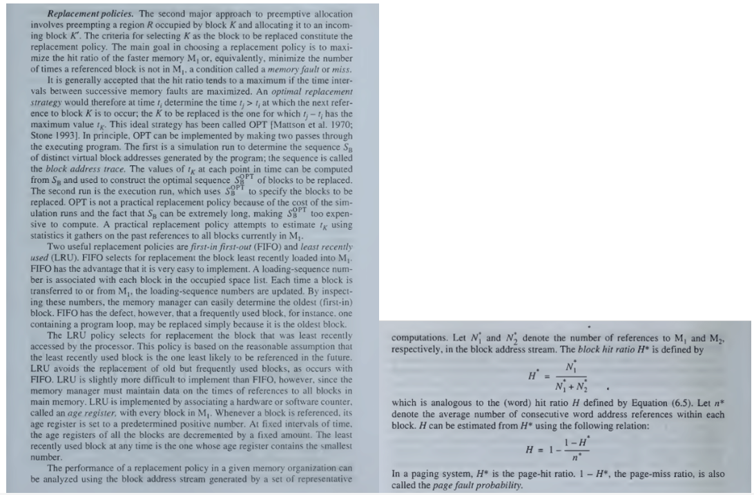 Solved Please explain REPLACEMENT POLICIES using the CONTEXT | Chegg.com