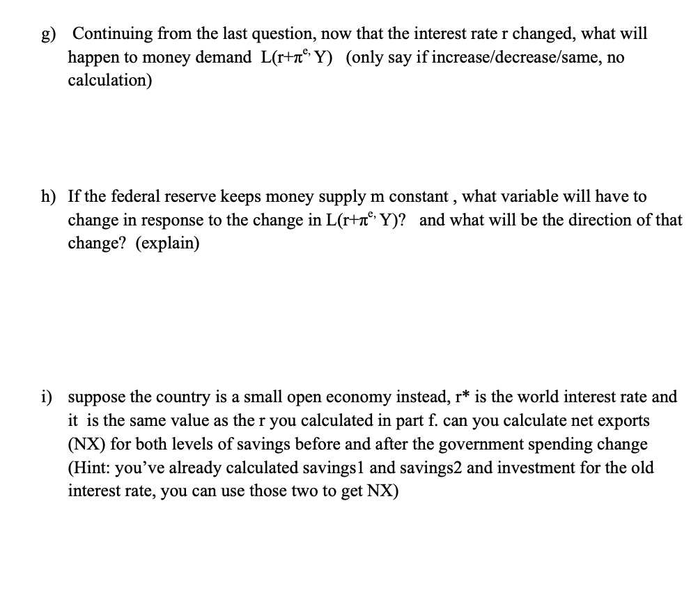 c. Calculate the new interest rate (same way as part | Chegg.com