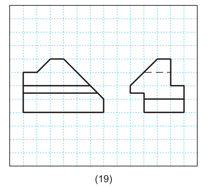 Solved 132 Using Instruments Or Cad Sketch Or Draw The Two 