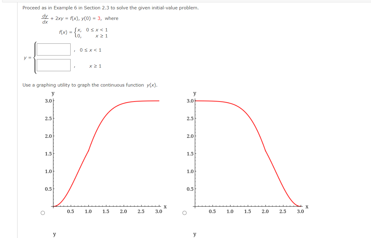 Solved Proceed as in Example 6 in Section 2.3 to solve the | Chegg.com