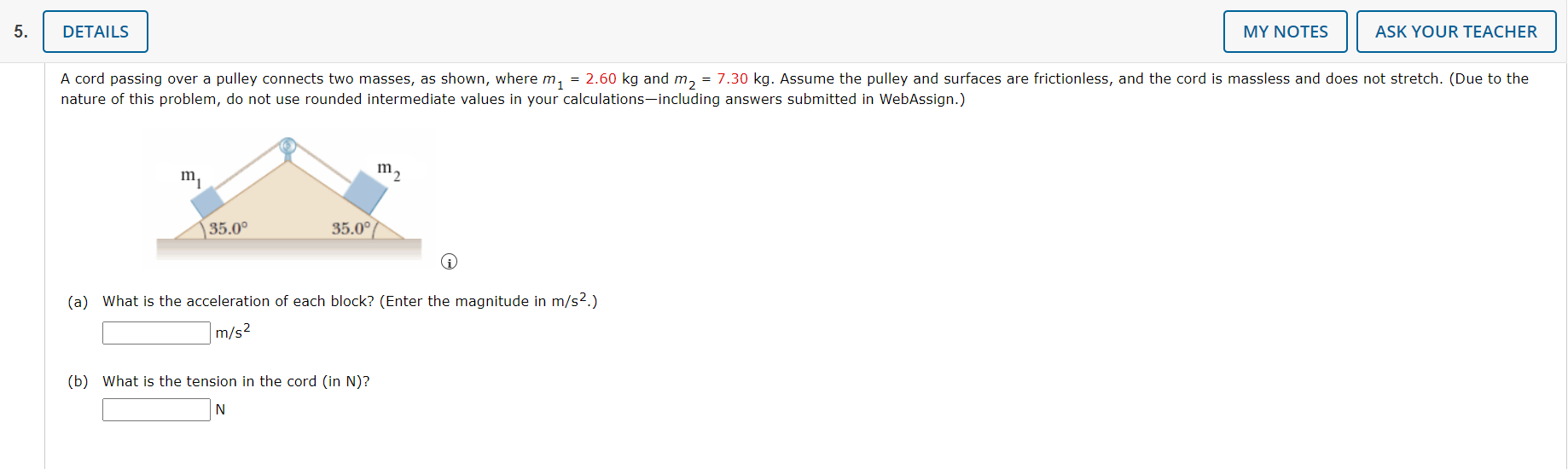 Solved nature of this problem, do not use rounded | Chegg.com