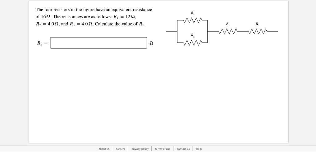 Solved The four resistors in the figure have an equivalent | Chegg.com