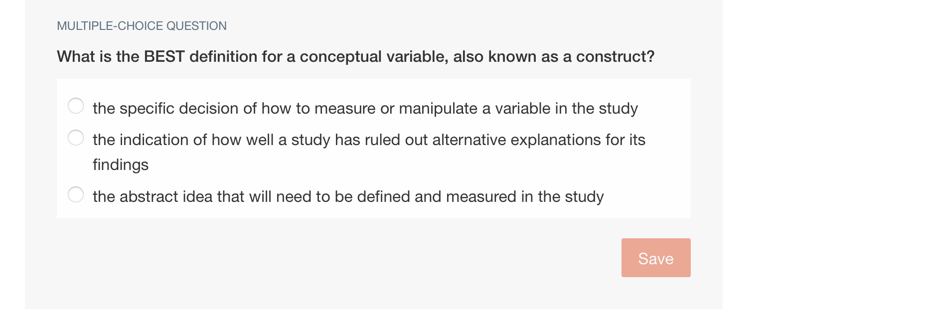Solved MULTIPLE-CHOICE QUESTION What is the BEST definition | Chegg.com